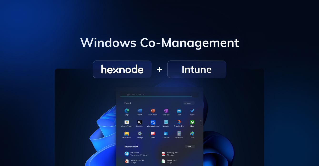 Make your Windows devices co-managed with Intune and Hexnode