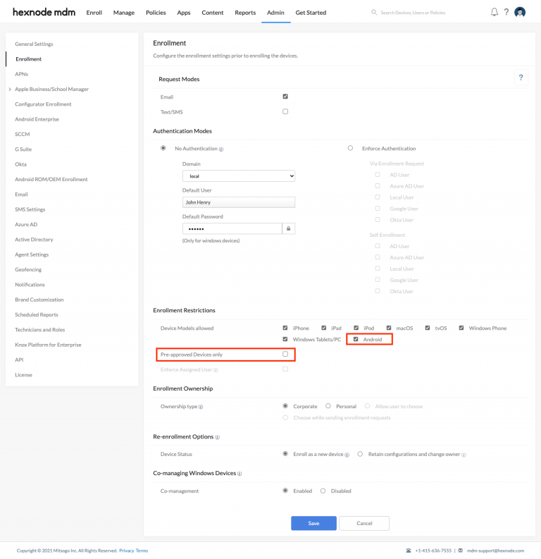 Common Issues in Android Enrollment - Hexnode Help Center