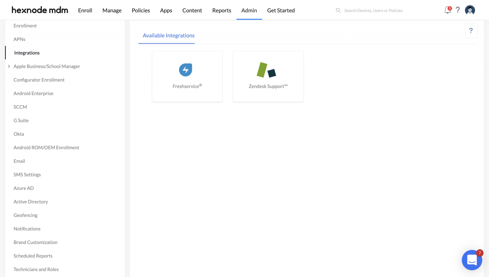 Freshservice integration with Hexnode UEM - Hexnode Help Center