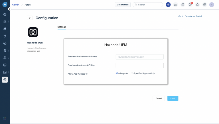 Freshservice integration with Hexnode UEM - Hexnode Help Center