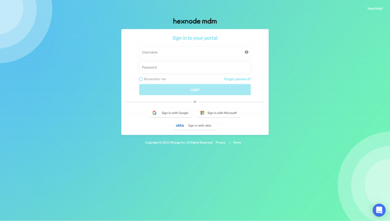 Logging In to Hexnode UEM Console - Hexnode Help Center