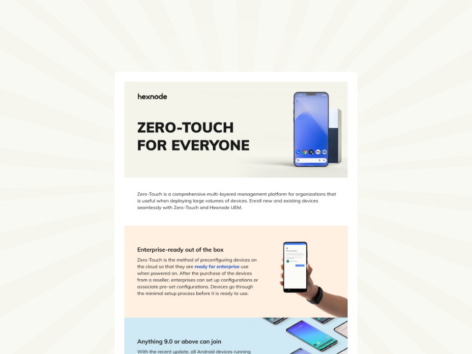 Zero-Touch Enrollment for everyone