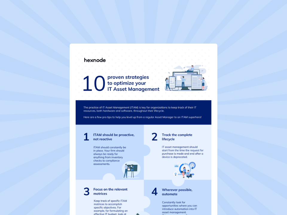 Download infographic: 10 strategies to optimize your IT asset management