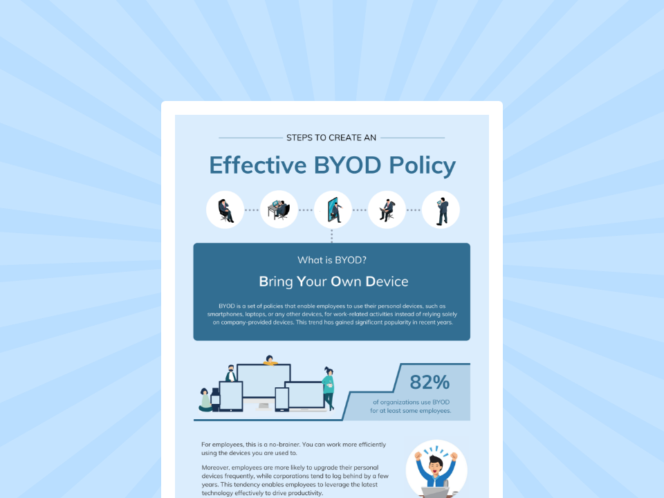 Download infographic: Steps to create an effective BYOD policy
